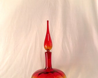 Blenko decanter | Etsy