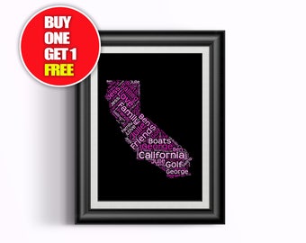 California artwork | Etsy