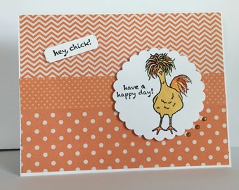 Funny chicken card | Etsy