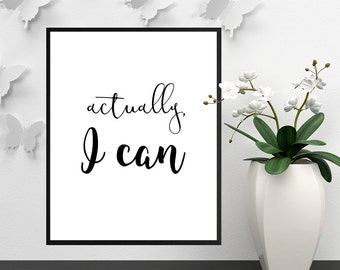Actually i can | Etsy