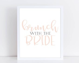 Brunch sign | Etsy
