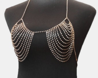 Chain bra | Etsy