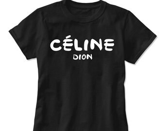Celine t shirt | Etsy