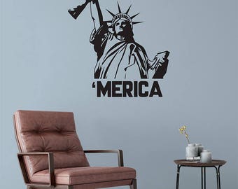 Merica sticker | Etsy