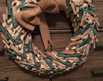 Teal wreath | Etsy