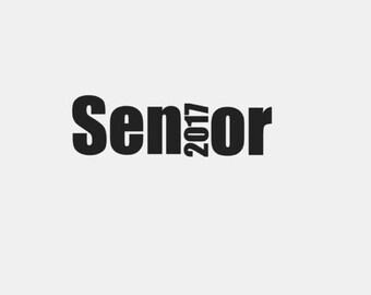 Senior car decal | Etsy