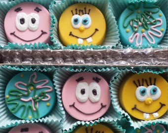 Spongebob cookie | Etsy