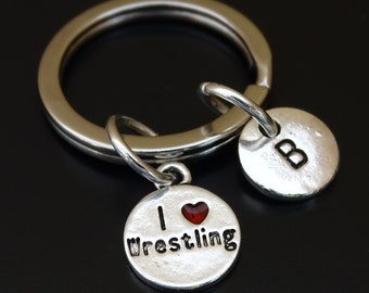 Wrestling keychain | Etsy