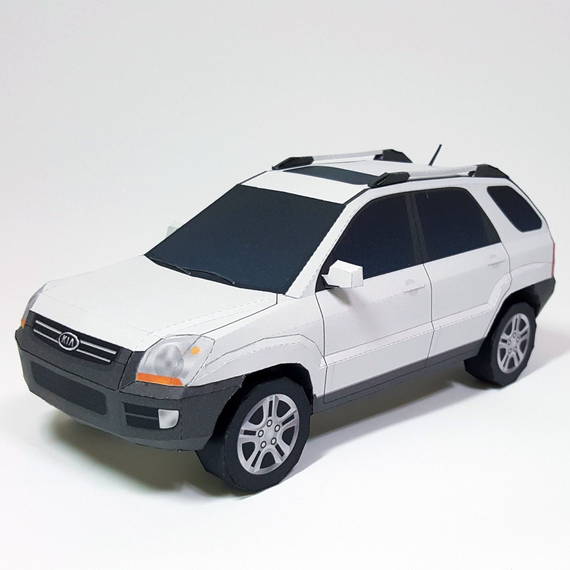 KIA Sportage2004-2010 Car Paper craft by ChaniPapercraft on Etsy