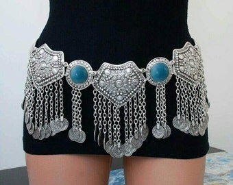 Vintage coin belt | Etsy