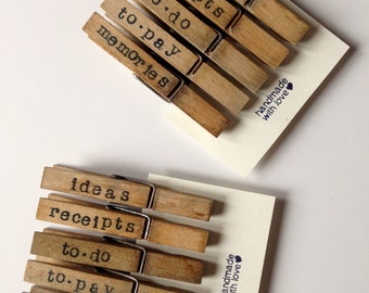 Items similar to 25 DIY Table Number Holder Clips - Stands - Holders ...