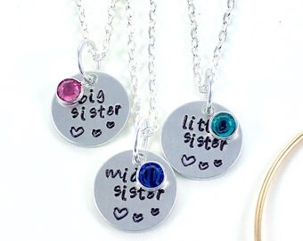 2 sisters necklace | Etsy