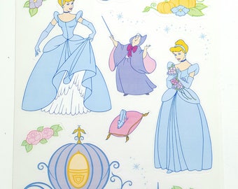 Cinderella stickers | Etsy