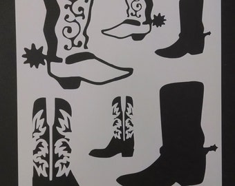 Western stencils | Etsy