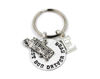 Bus driver key chain | Etsy