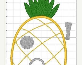 Spongebob applique | Etsy