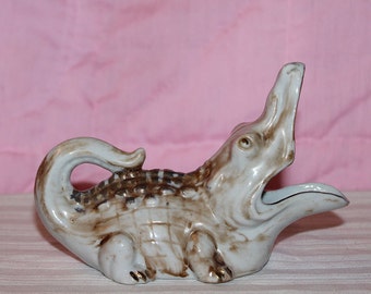 Ceramic alligator | Etsy