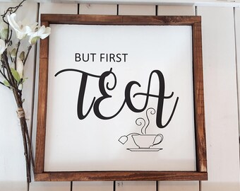 Tea signs | Etsy
