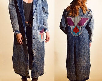 Denim duster | Etsy