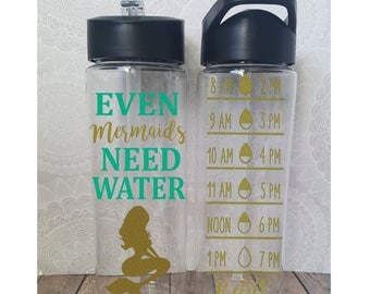 Water tracker bottle | Etsy