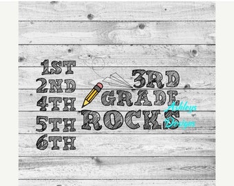 5th grade rocks | Etsy