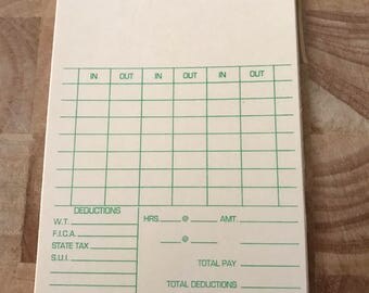 Vintage Time Cards Photography antique work photo wall art