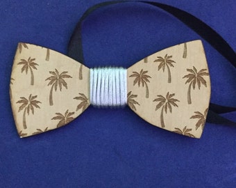Palm tree bow tie | Etsy