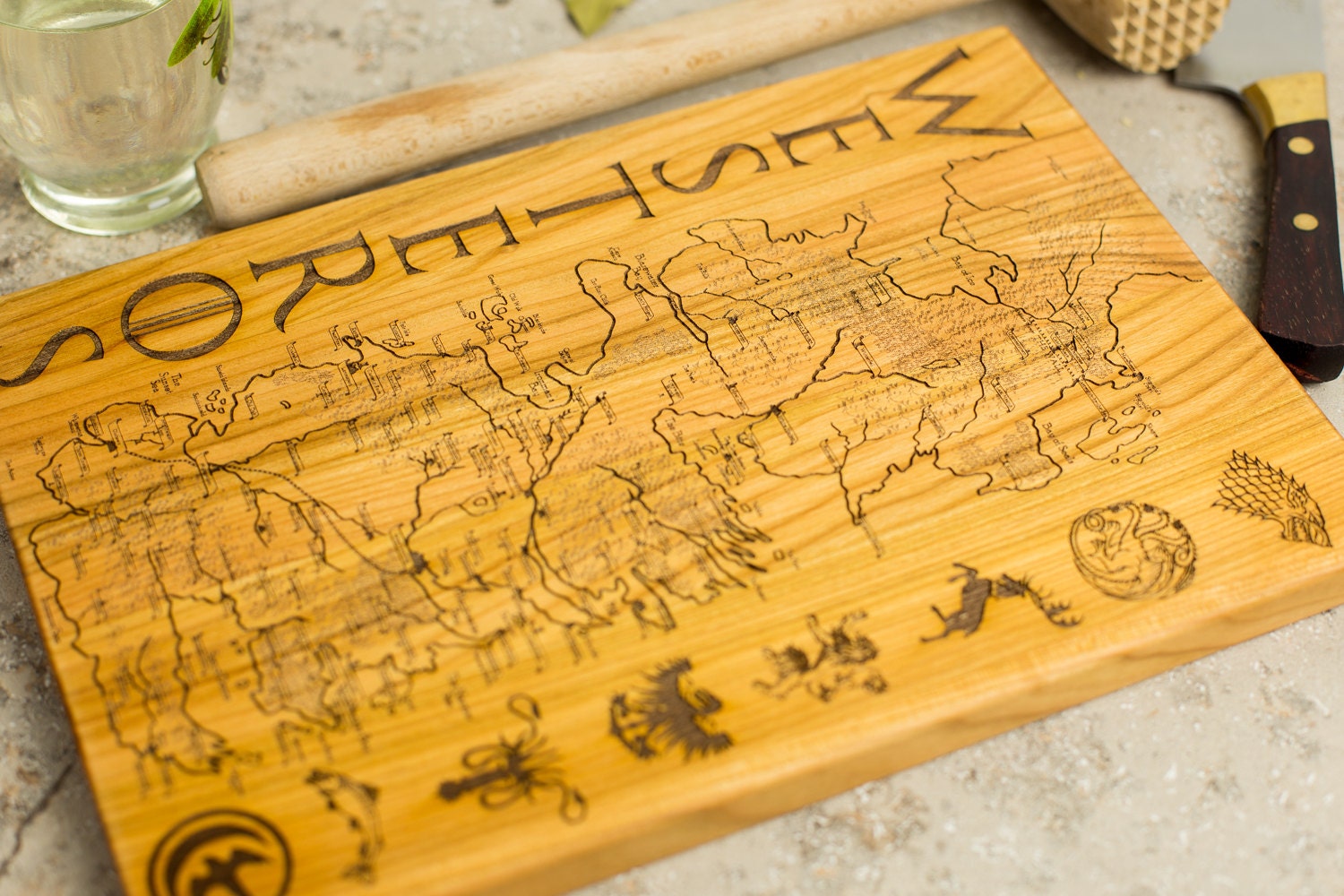 Westeros map Game of Thrones Heraldry Emblem Westeros