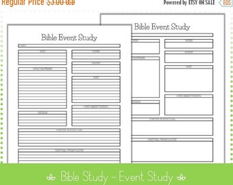 Bible study template | Etsy