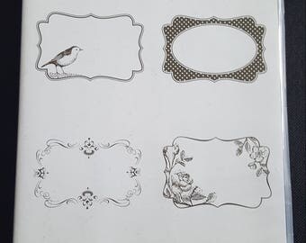 Frame rubber stamp | Etsy