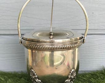 Silver ice bucket | Etsy