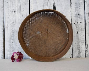 Wooden sieve | Etsy