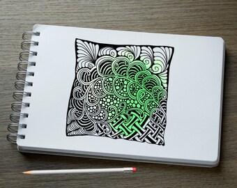Zentangle svg | Etsy