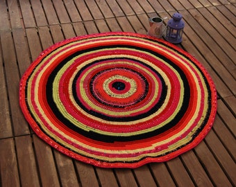 Rug pattern Make a rug with old socks Reuse repurpose