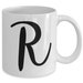 Initial Mug Monogram Gifts With Letter R Cute Name Coffee