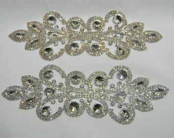 Crystal applique | Etsy