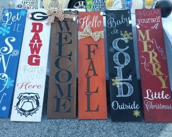 Tall porch sign | Etsy