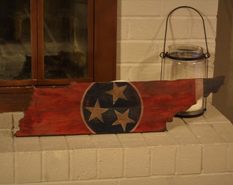 Tennessee state flag | Etsy