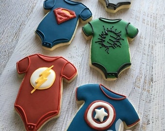Superhero cookies | Etsy