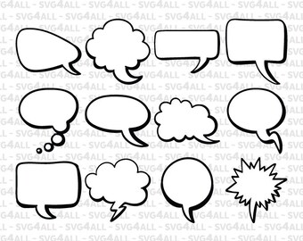 Comic action words | Etsy