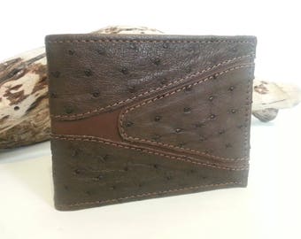 Ostrich wallet | Etsy
