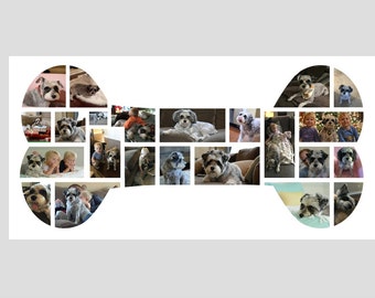 Dog photo collage | Etsy