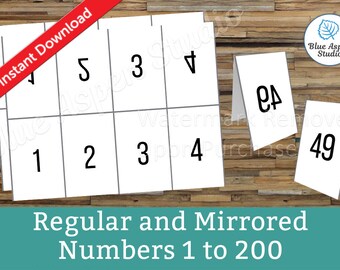 Reverse numbers | Etsy