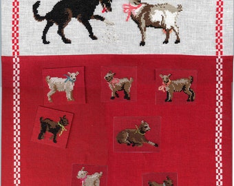 Goat cross stitch | Etsy