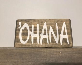 Ohana sign | Etsy