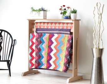 Swing Arm Wall Mounted Quilt Rack