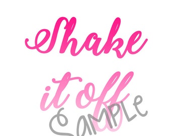 Shake it off | Etsy