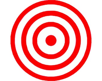 Toilet target | Etsy