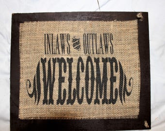 Outlaw sign | Etsy