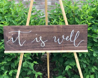 It is well sign | Etsy